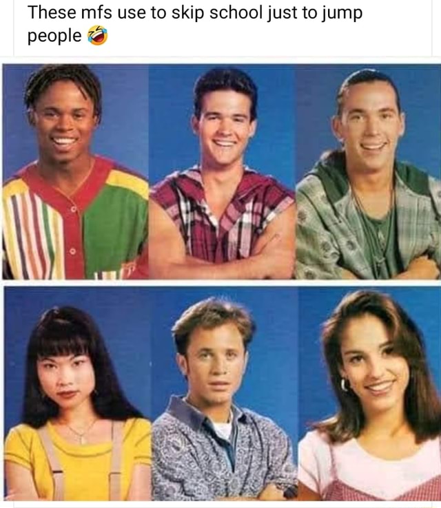 These mfs use to skip school just to jump people - iFunny