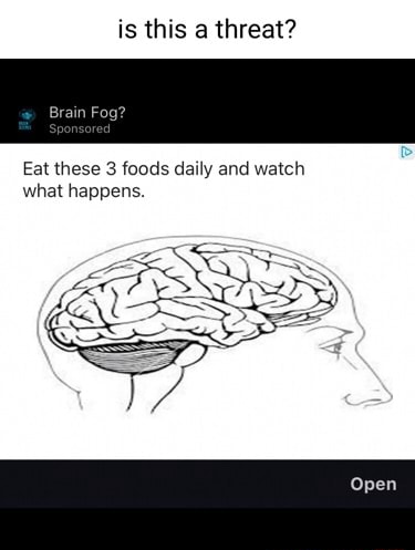 Is this a threat? Brain Fog Eat these 3 foods daily and watch what ...