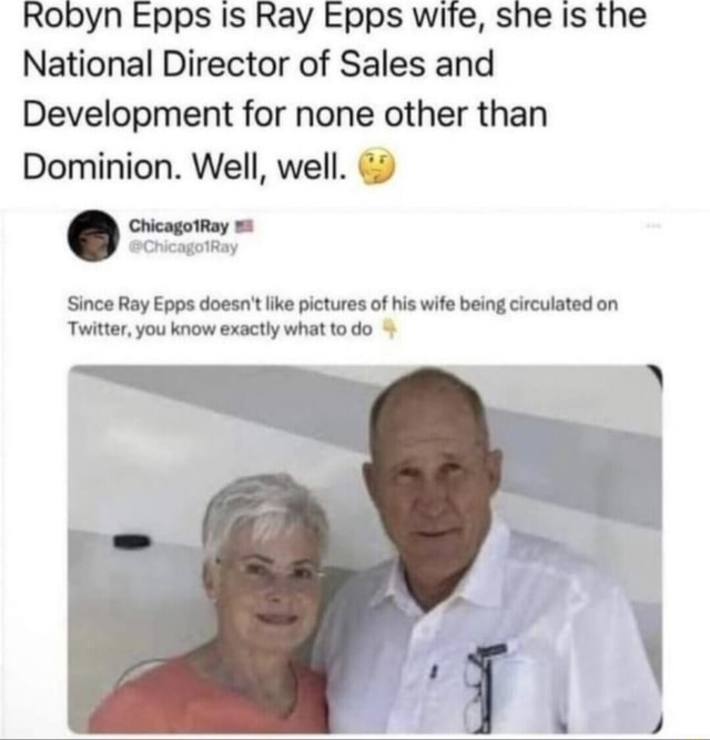 Robyn Epps IS Ray Epps wife, she Is the National Director of Sales and ...