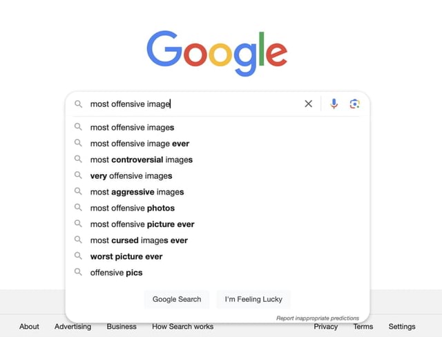 Google most offensive imagl x most offensive images most offensive ...