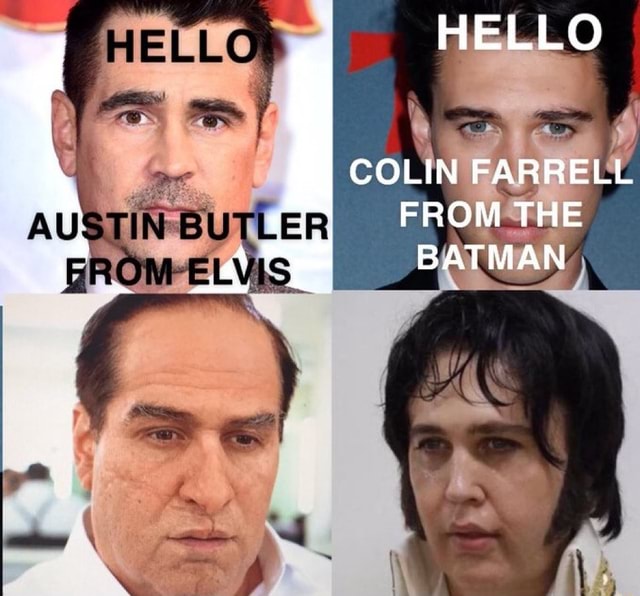 HELLO COLIN FARRELL FROM THE BATMAN - iFunny