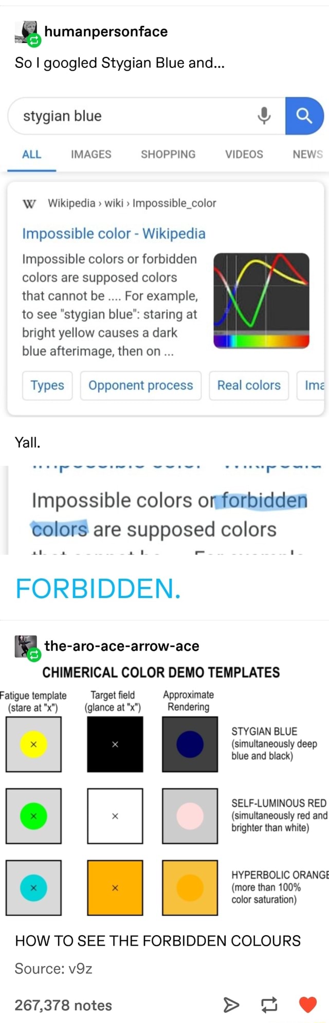 E humanpersonface So I googled Stygian Blue and... stygian blue W ...