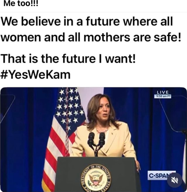 Me too!!! We believe in a future where all women and all mothers are ...