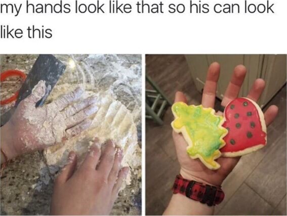 My hands look like that so his can look like this - iFunny