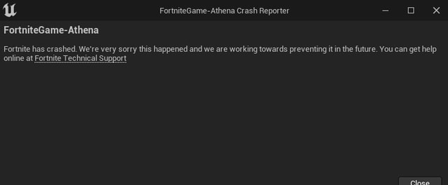 FortniteGame-Athena Crash Reporter FortniteGame-Athena Fortnite has ...