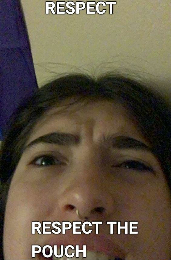 RESPECT RESPECT THE POUCH - iFunny