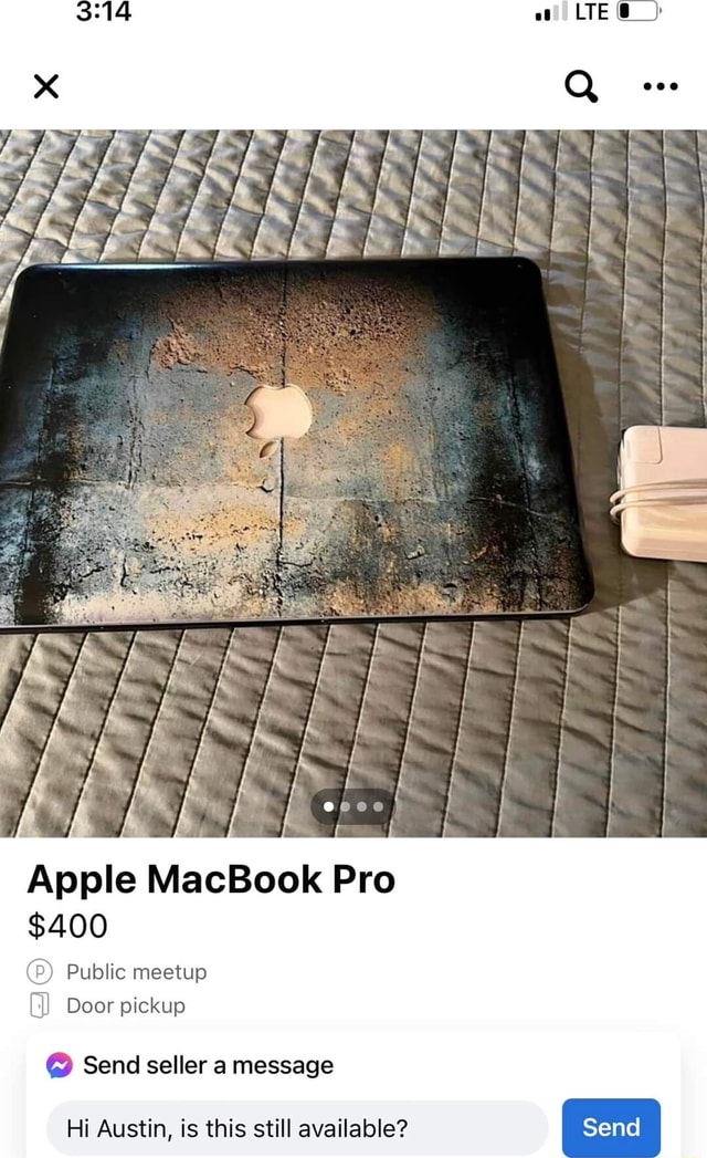 Apple MacBook Pro $400 (P) Public meetup Door pickup Send seller a ...