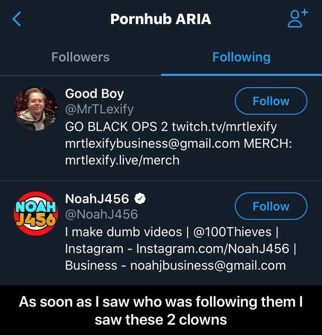 Pornhub ARIA e GO BLACK OPS 2 twitch.tv/mrtlexify mrtlexifybusiness ...
