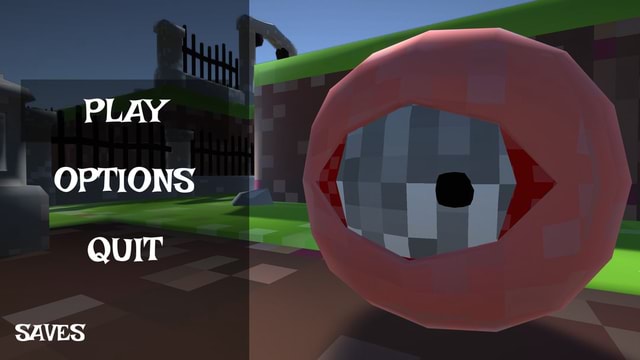 The character and simple main menu for my indie game - PLAY OPTIONS AN ...