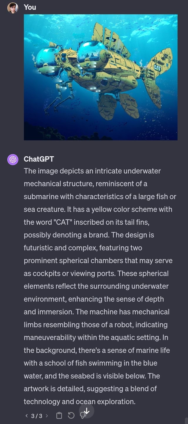 ChatGPT The image depicts an intricate underwater mechanical structure ...