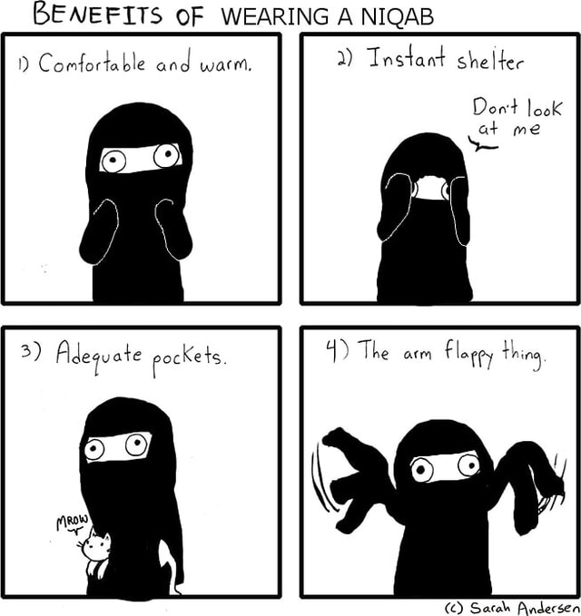 BENEFITS OF WEARING A NIQAB Comfortable and ware, Tnstant shelter ga ...