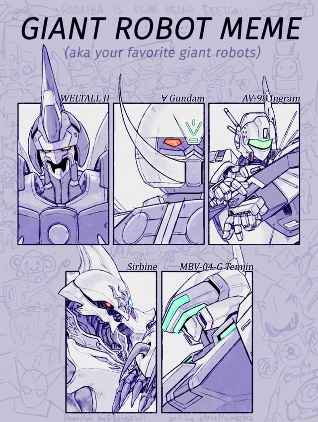 GIANT ROBOT MEME (aka your favorite giant robots) MBV-04-G - iFunny