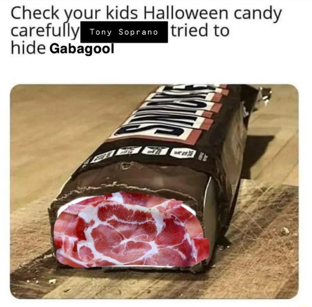 Check your kids Halloween candy carefully Tony Soprano tried to hide ...
