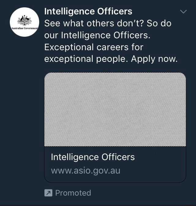 Intelligence Officers See what others don't? So do our Intelligence ...