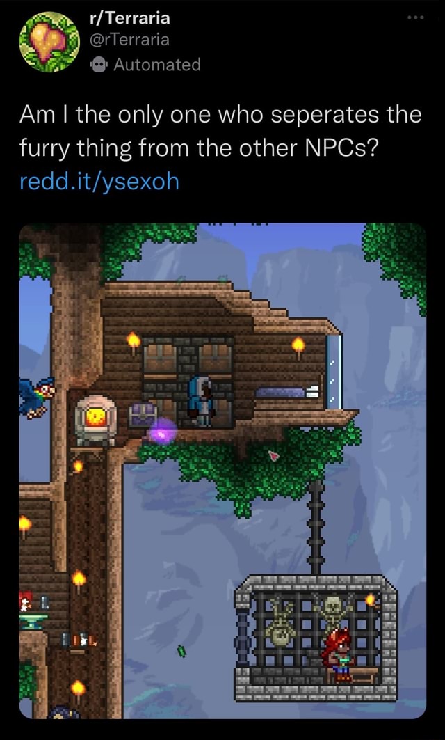 R/ Terraria @rTerraria Automated Am I the only one who seperates the ...