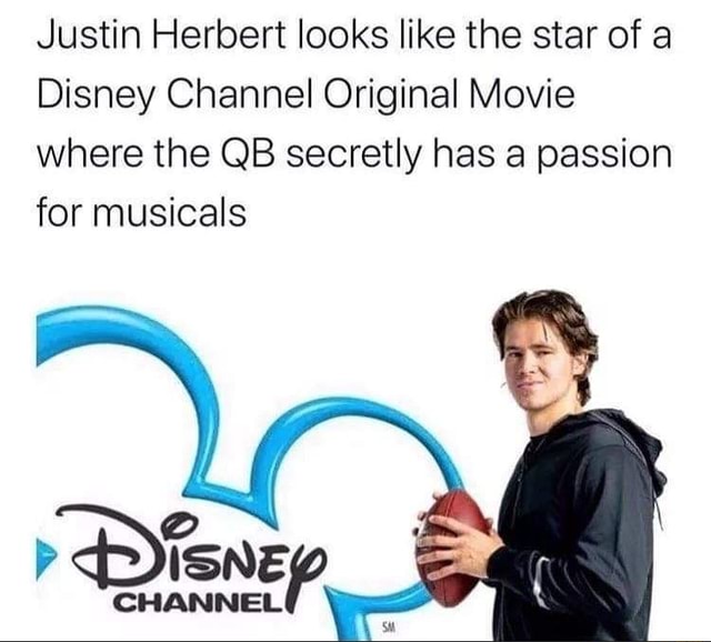 Justin Herbert looks like the star of a Disney Channel Original Movie ...