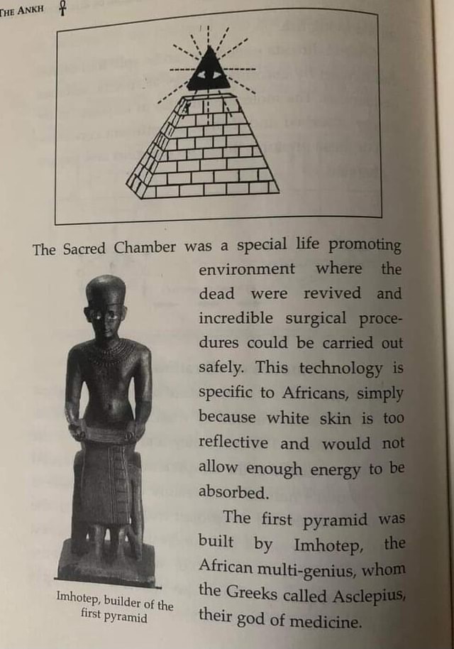 ANKH The Sacred Chamber was a special life promoting environment the ...