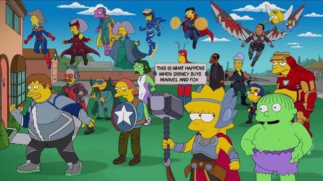 THIS IS WHAT HAPPENS @ WHEN DISNEY BuYS MARVEL AND FOX 2, - iFunny