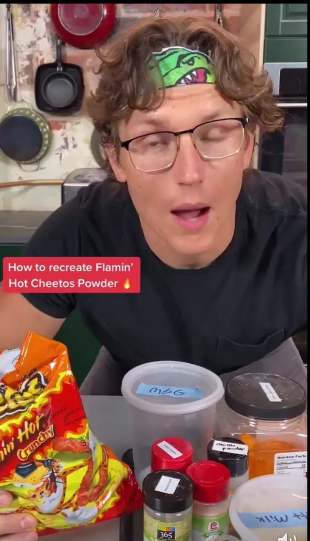 How to recreate Flamin' Hot Cheetos Powder - iFunny