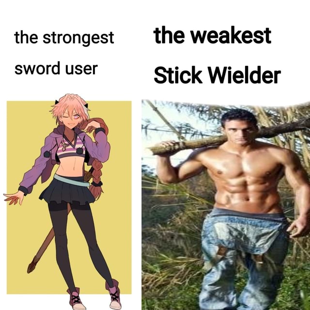 The strongest the weakest sword user Stick Wielder - iFunny