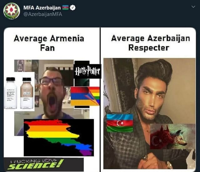 MFA Azerbaijan @AzerbaijanMFA Average Armenia Average Azerbaijan Fan ...