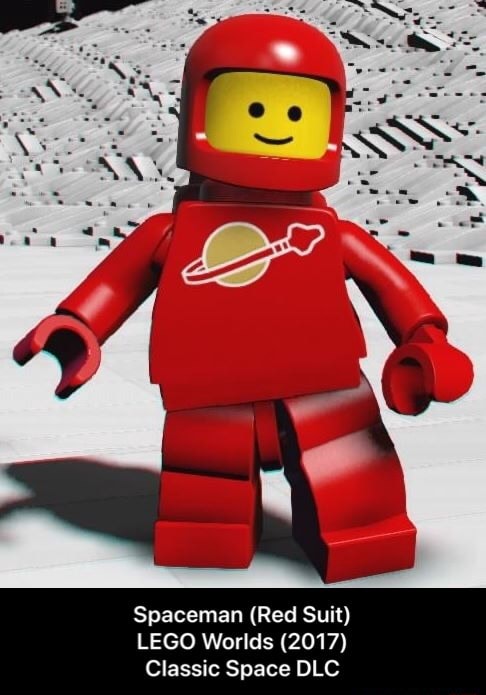 Spaceman (Red Suit) LEGO Worlds (2017) Classic Space DLC - Spaceman ...