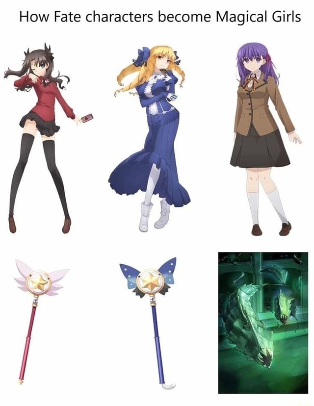 How Fate characters become Magical Girls - )