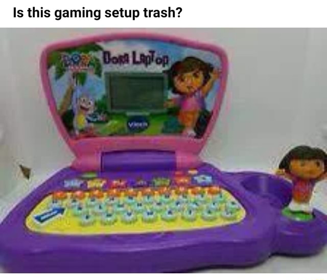 Is this gaming setup trash? - iFunny