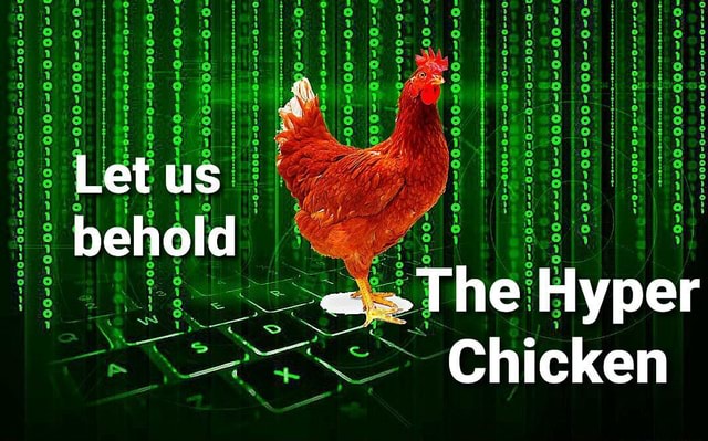 Let us behold "The Hyper Chicken - iFunny