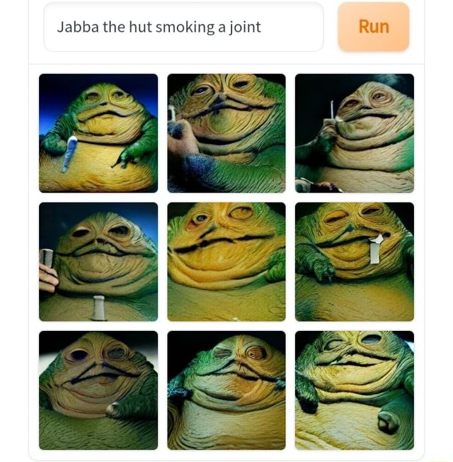 Jabba the hut smoking joint - iFunny