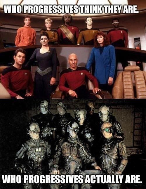 WHO PROGRESSIVES THINK THEY ARE. WHO PROGRESSIVES ACTUALLY ARE. - iFunny