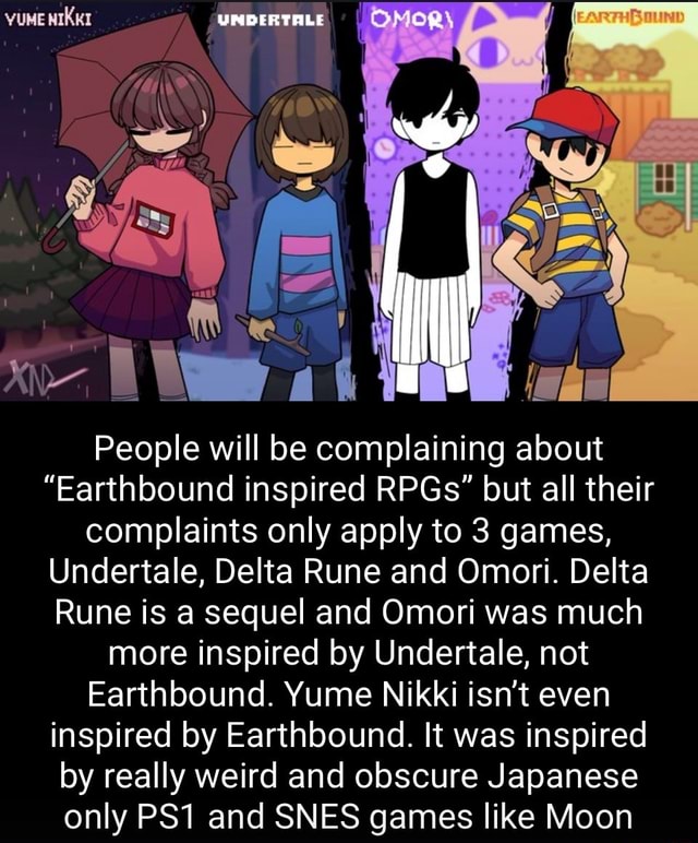 YUME NIKKI UNDERTALE People will be complaining about "Earthbound ...