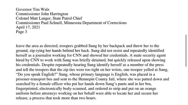 Governor Tim Wale Commissioner John Harrington Colonel Matt Langer ...