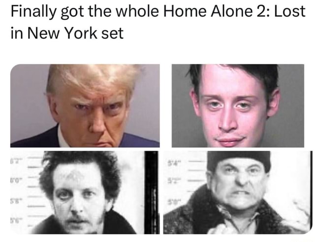Finally got the whole Home Alone 2: Lost in New York set - iFunny