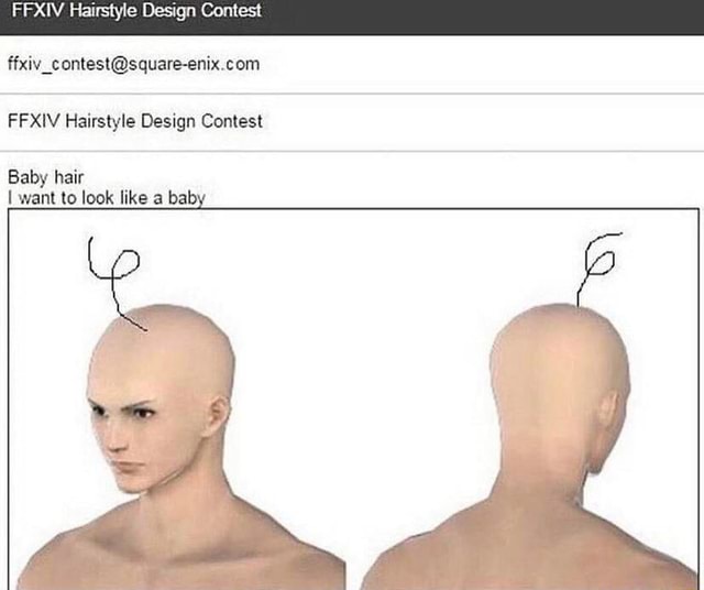 FFXIV Hairstyle Design Contest FFXIV Hairstyle Design Contest Baby hair ...