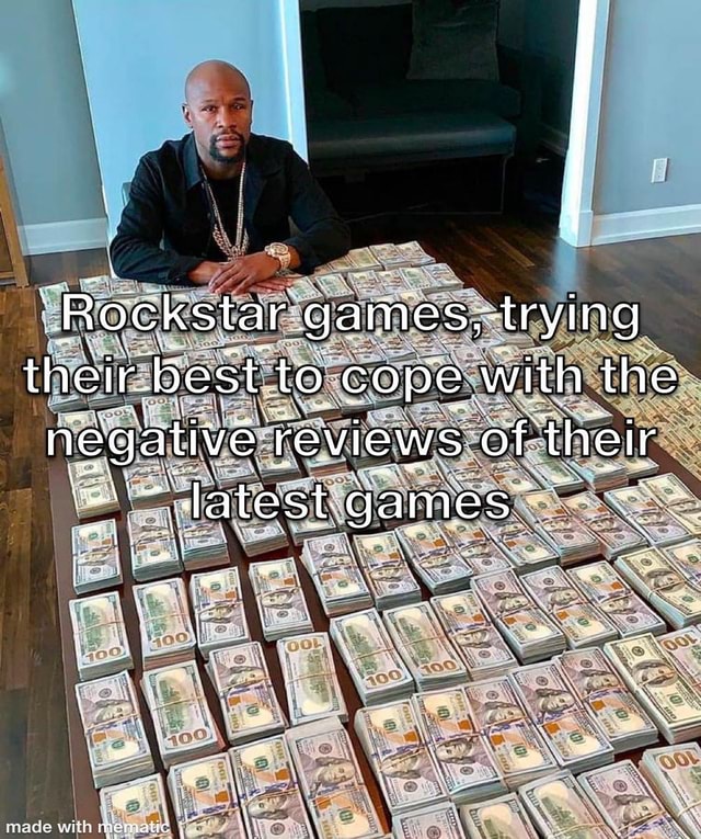 "Rockstar games, 'trying their. best to cope with the negative reviews ...