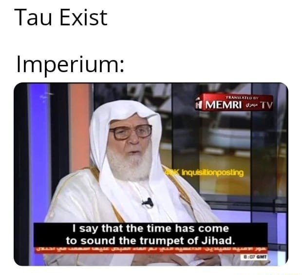Tau Exist Imperium: Isay that the time has come to sound the trumpet of ...