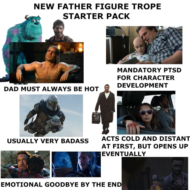 NEW FATHER FIGURE TROPE STARTER PACK MANDATORY PTSD FOR CHARACTER ...