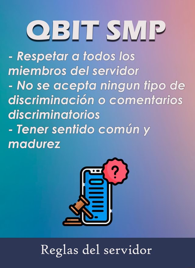 QBIT SMP - Reglas del servidor - iFunny