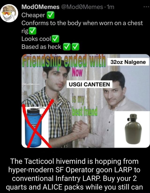 ModOMemes im Cheaper Conforms to the body when worn on chest all 320z ...