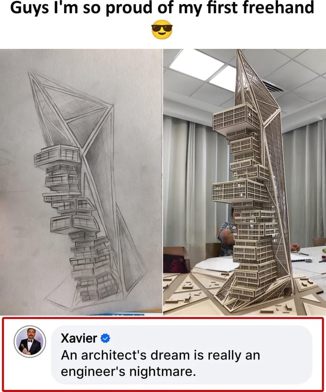 Guys I'm so proud of my Xavier An architect's dream is really an ...