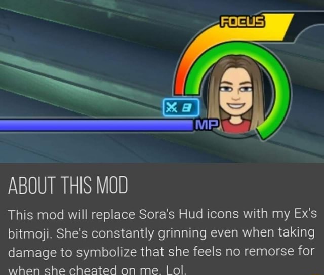 ABOUT THIS MOD This mod will replace Sora's Hud icons with my Ex's ...