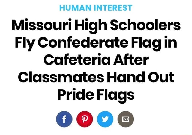 Missouri High Schoolers Fly Confederate Flag in Cafeteria After ...