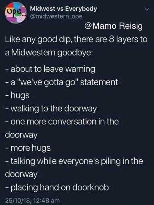 Layers To A Midwestern Goodbye - Midwest vs Everybody @midwestern ope ...