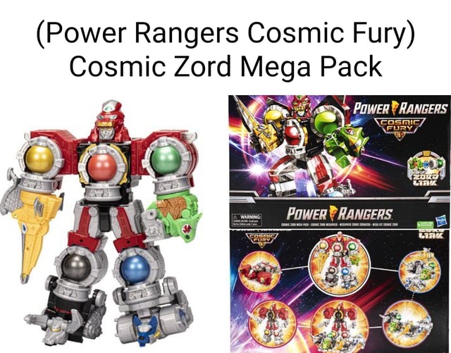 (Power Rangers Cosmic Fury) Cosmic Zord Mega Pack PoweR PRANGERS ON ...