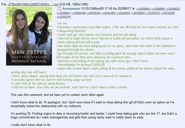 File: (232 KB, 1080x1386) MEN PREFER WITHOUT TATTOOS. asking why she ...