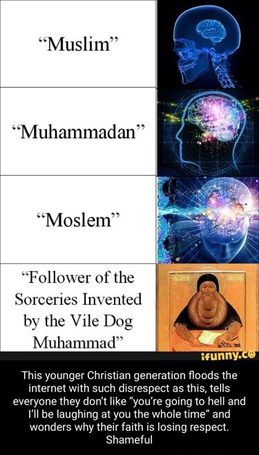 "Muslim" "Muhammadan" "Moslem" "Follower of the Sorceries Invented by ...