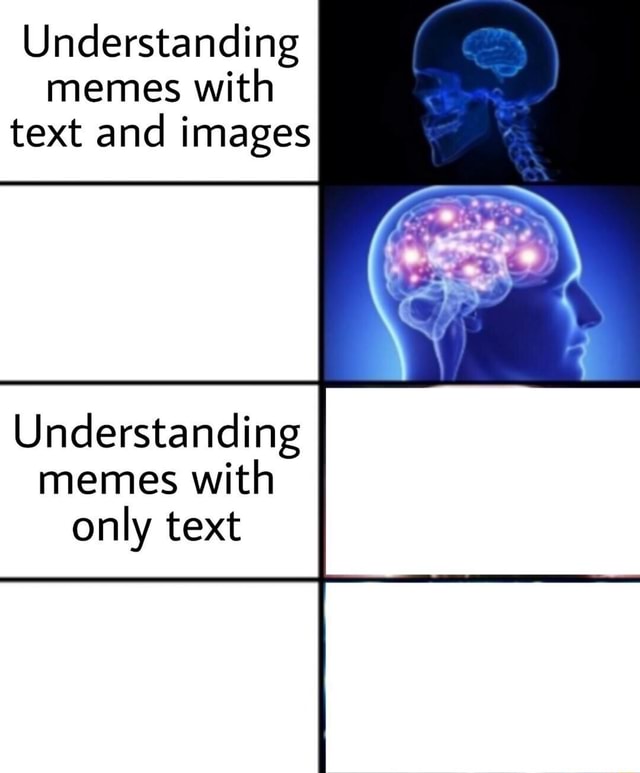 Understanding memes with text and images Understanding memes with only ...