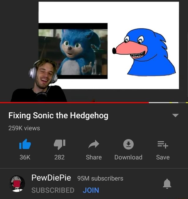 Fixing Sonic the Hedgehog - iFunny