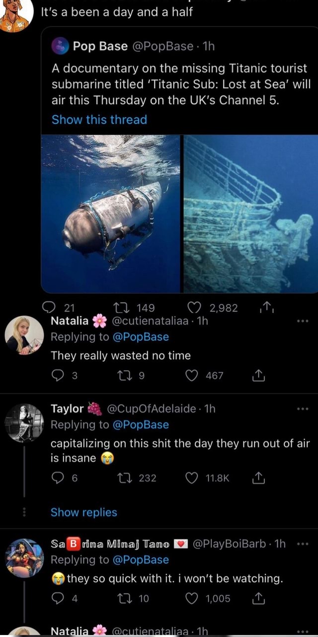 It's a been a day and half 4) Pop Base @PopBase th A documentary on the ...